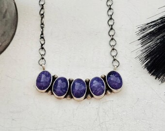 Timothy Yazzie Kingman Turquoise & Sterling Silver Necklace - Etsy