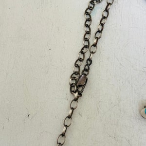 Timothy Yazzie Kingman Turquoise & Sterling Silver Cluster Necklace - Etsy