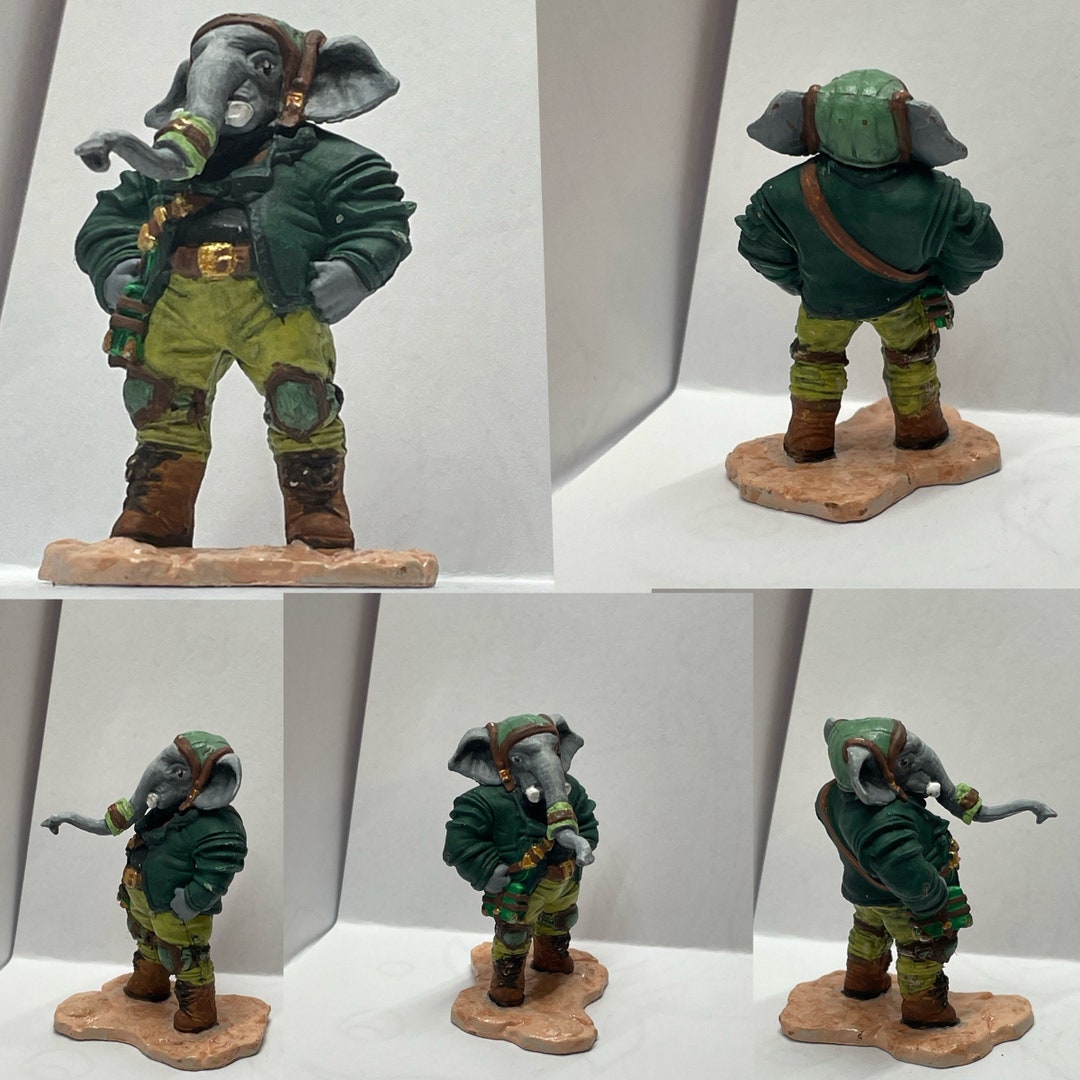Loxodon Quintorius Dnd Miniature Etsy