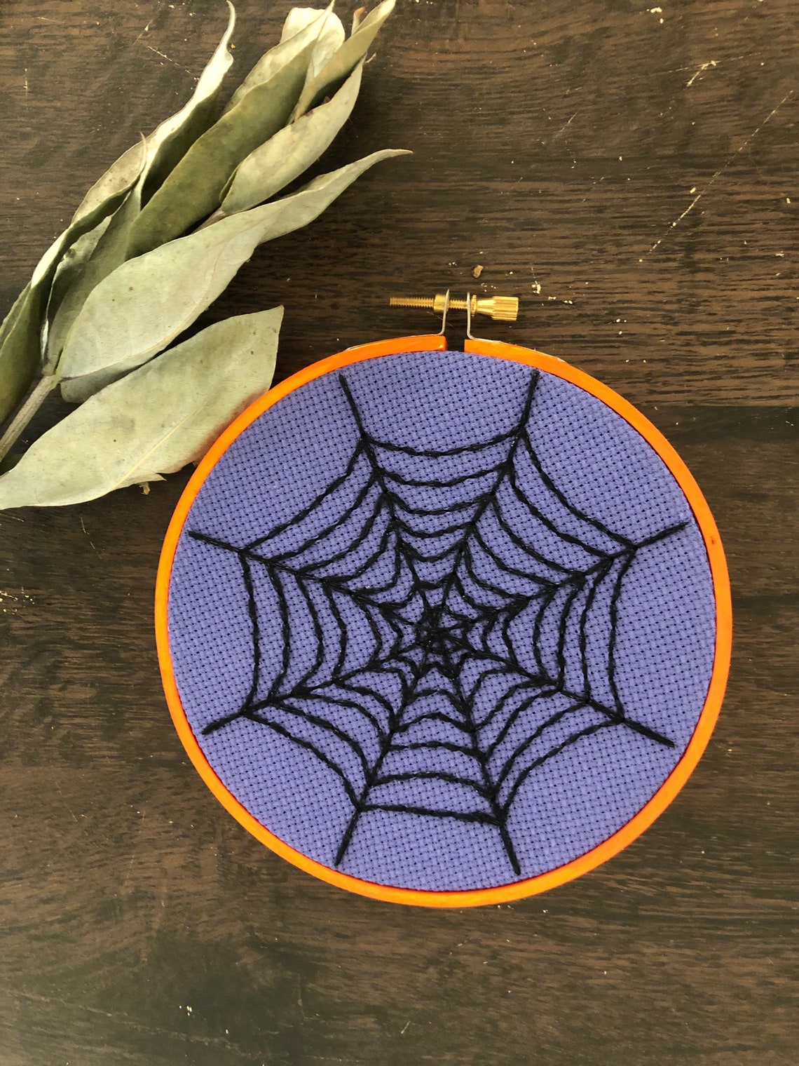 Spider Web Embroidery - Etsy