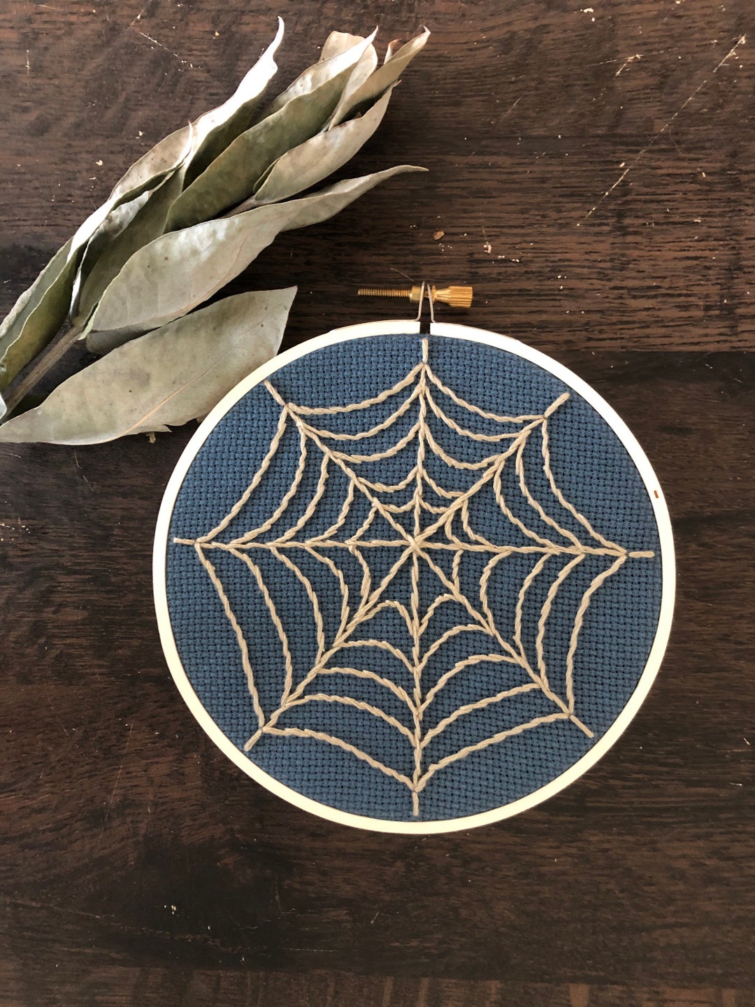Spider Web Embroidery - Etsy