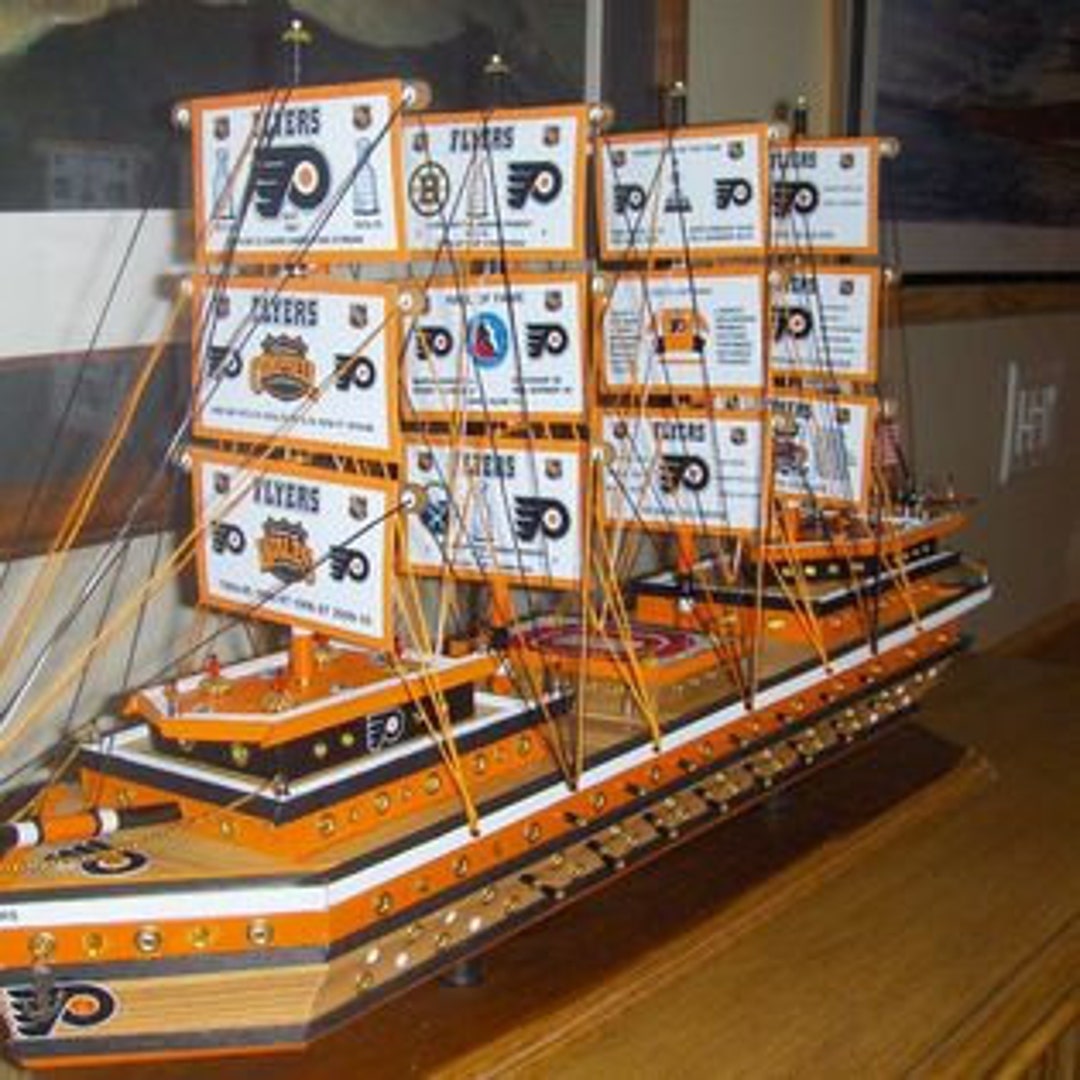 Philadelphia Flyers Nautical Sports Decor Handmade Built to - Etsy
