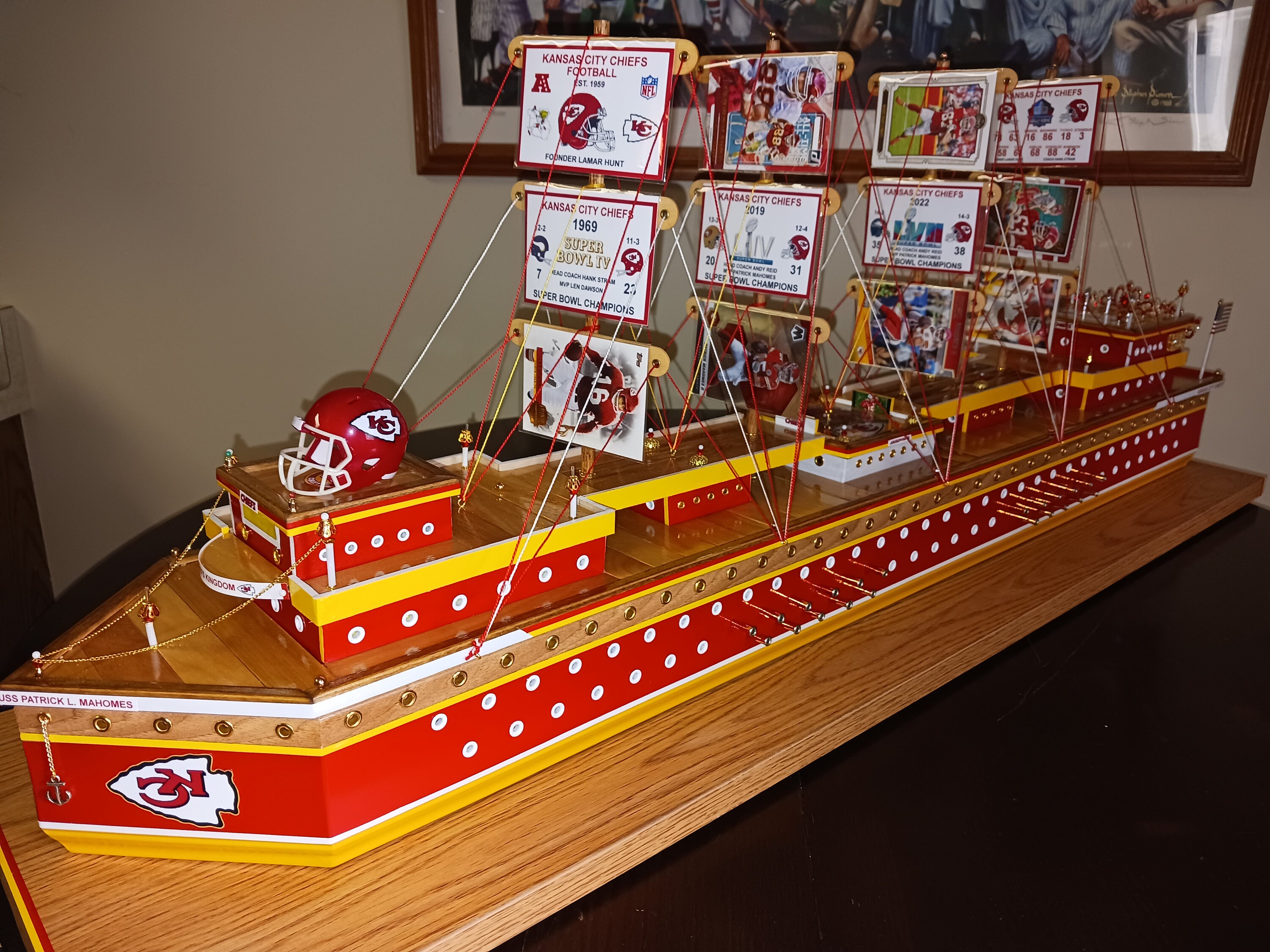 Kansas City Chiefs CHAMPIONSHIP Custom Built to Order Illuminated ...