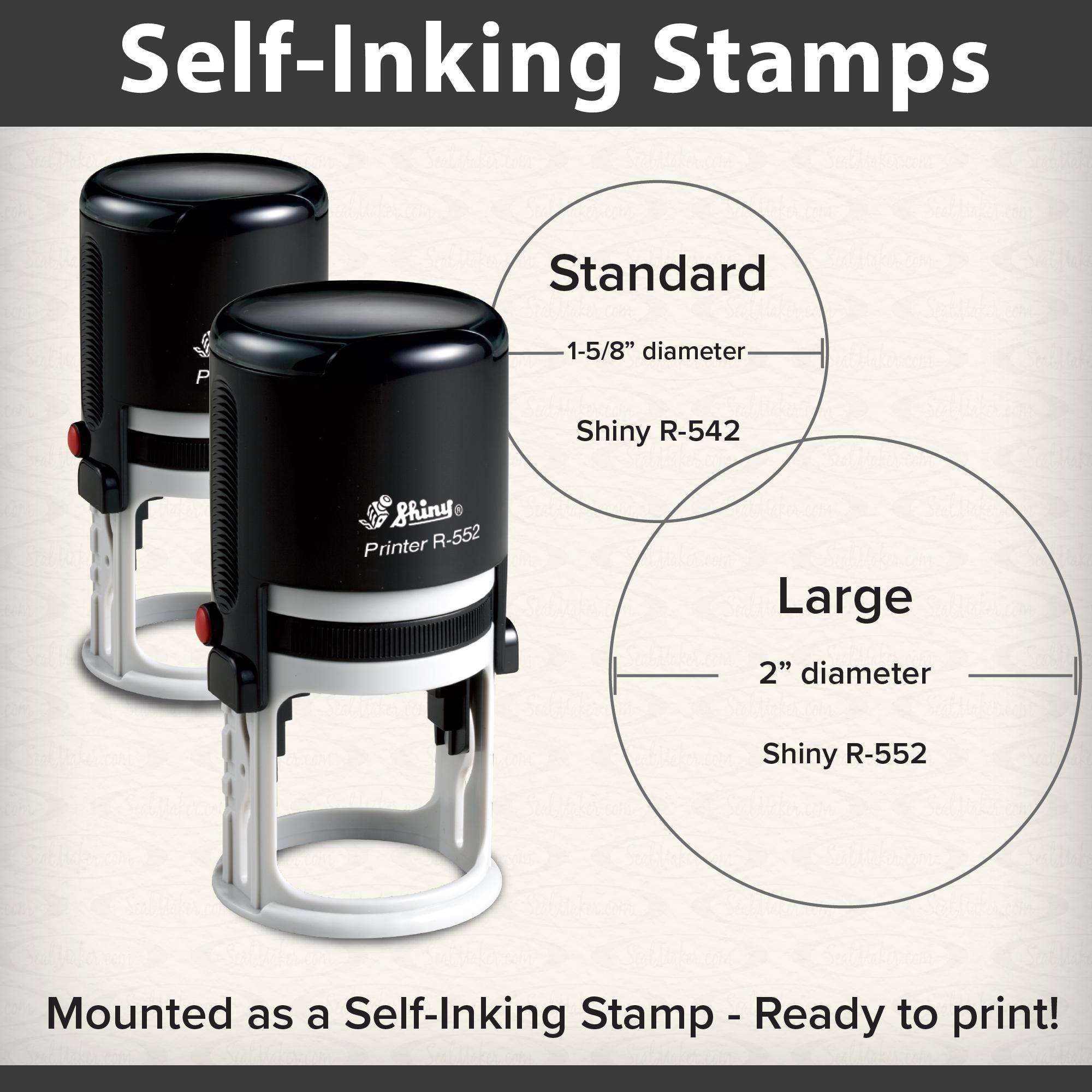 Custom Self-inking Address Stamp - "masonic" Square and Compass - Etsy