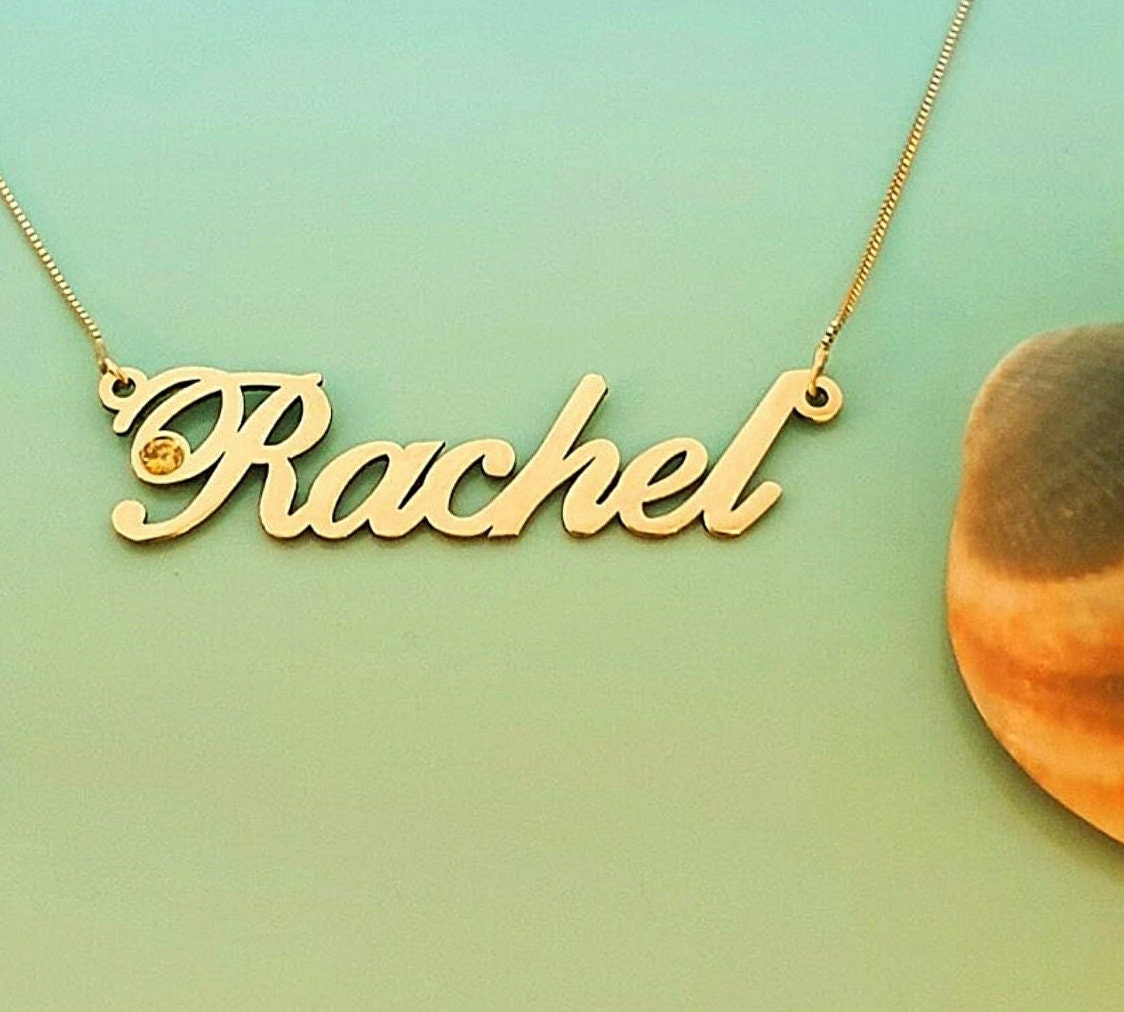 Rachel name necklace store