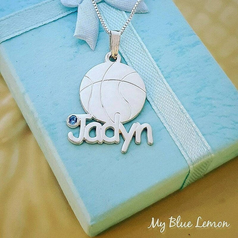 Basketball Necklace - Etsy