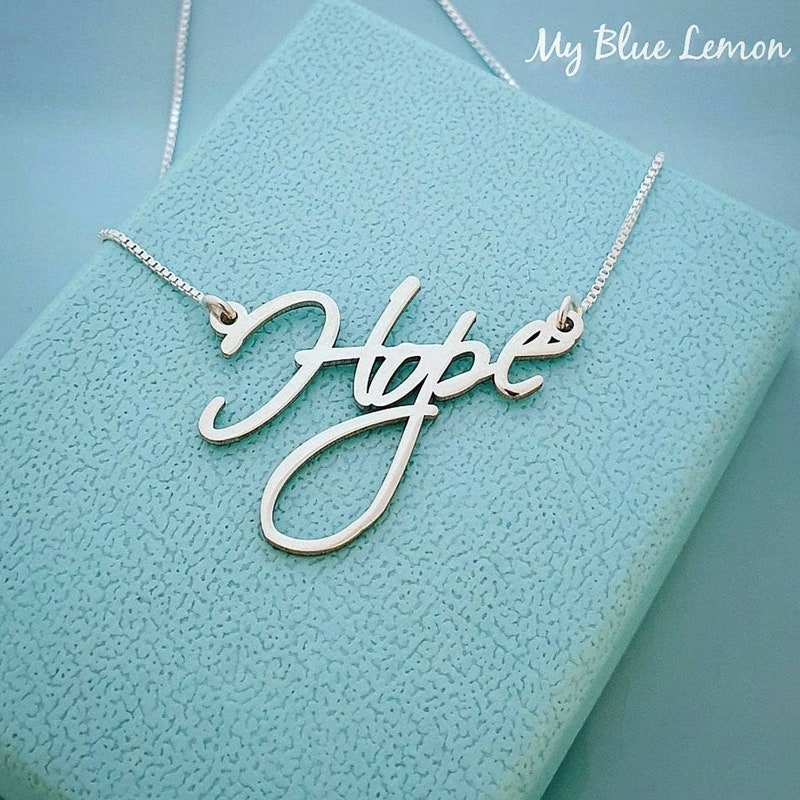 Hope Necklace - Etsy