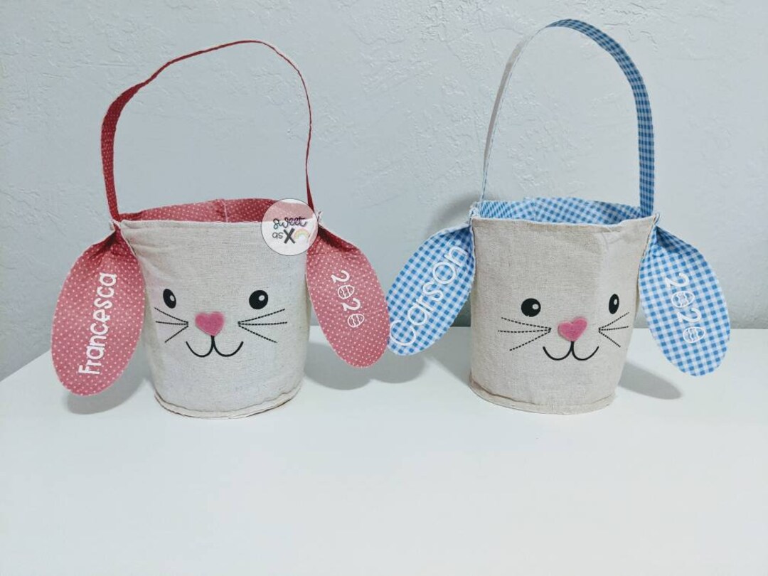 Easter Bunny Baskets, Easter Baskets, Personalized Easter, Easter ...
