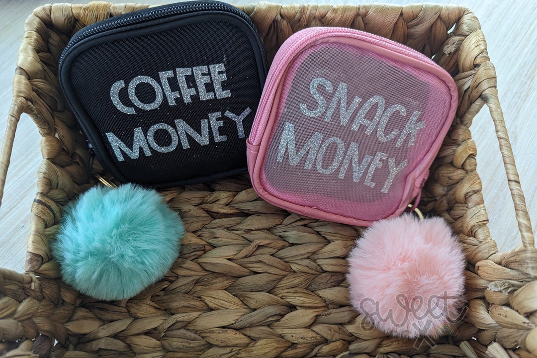 Personalized Coin Pouch | Mesh Pouch | Lunch Money Pouch | Coin Purse ...