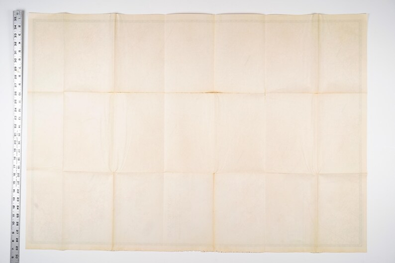 1940s New England Fold-out Road Map National Geographic - Etsy