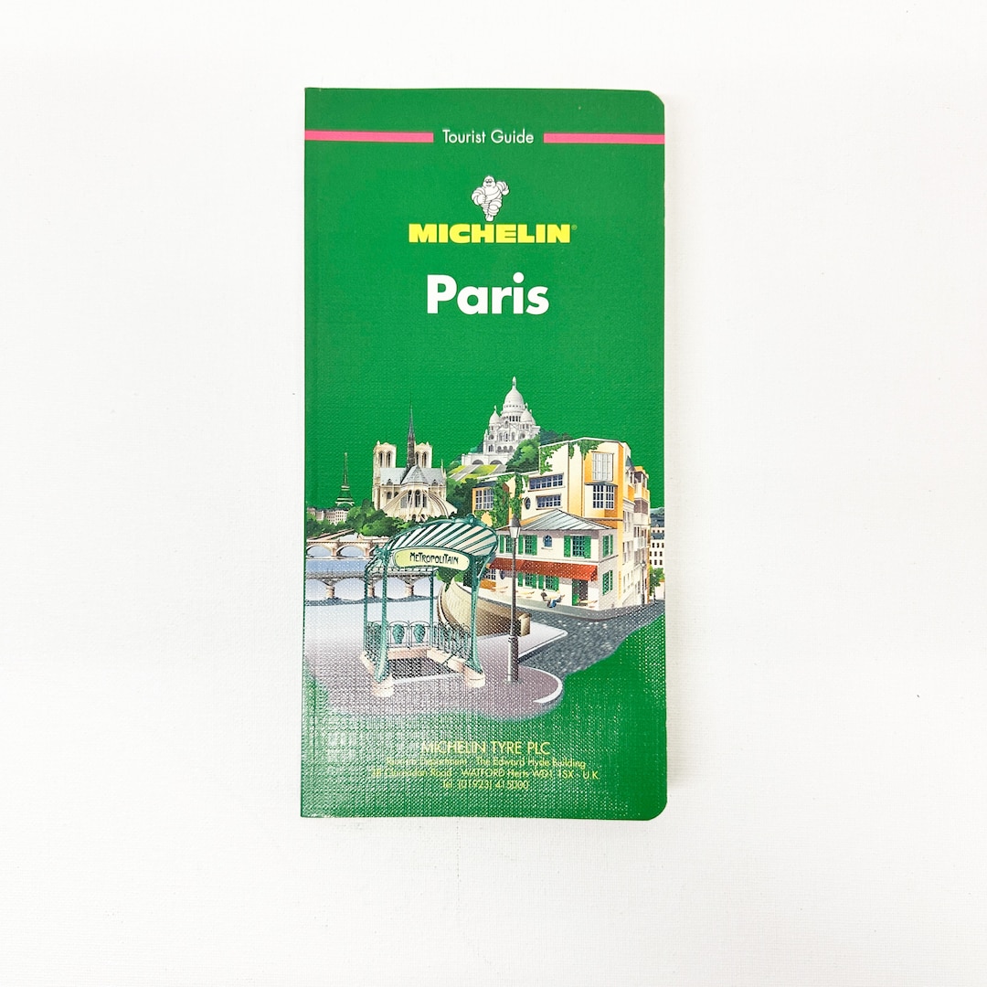 Michelin Tourist Guide Paris Rare 1996 Edition - Etsy