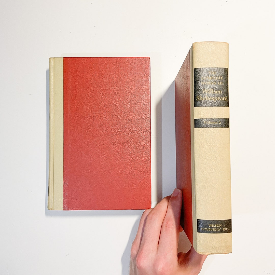 The Complete Works of William Shakespeare Set of 2 Volumes Rare Edition ...