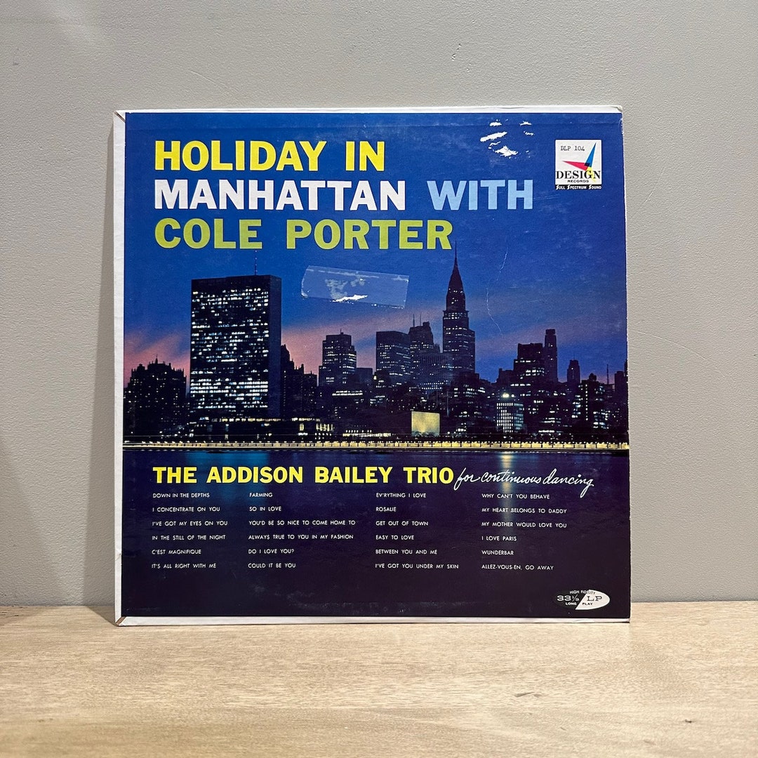 The Addison Bailey Trio - Holiday in Manhattan With Cole Porter - Vinyl ...