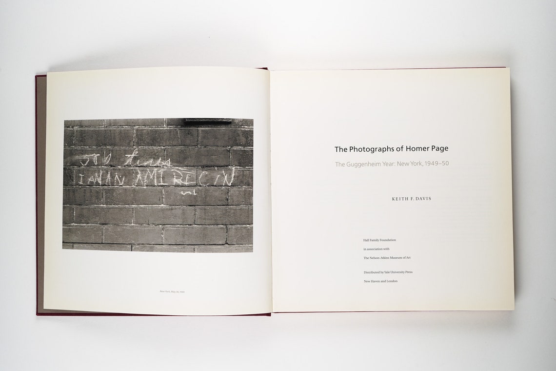 The Photographs of Homer Page the Guggenheim Year: New York by Keith F ...