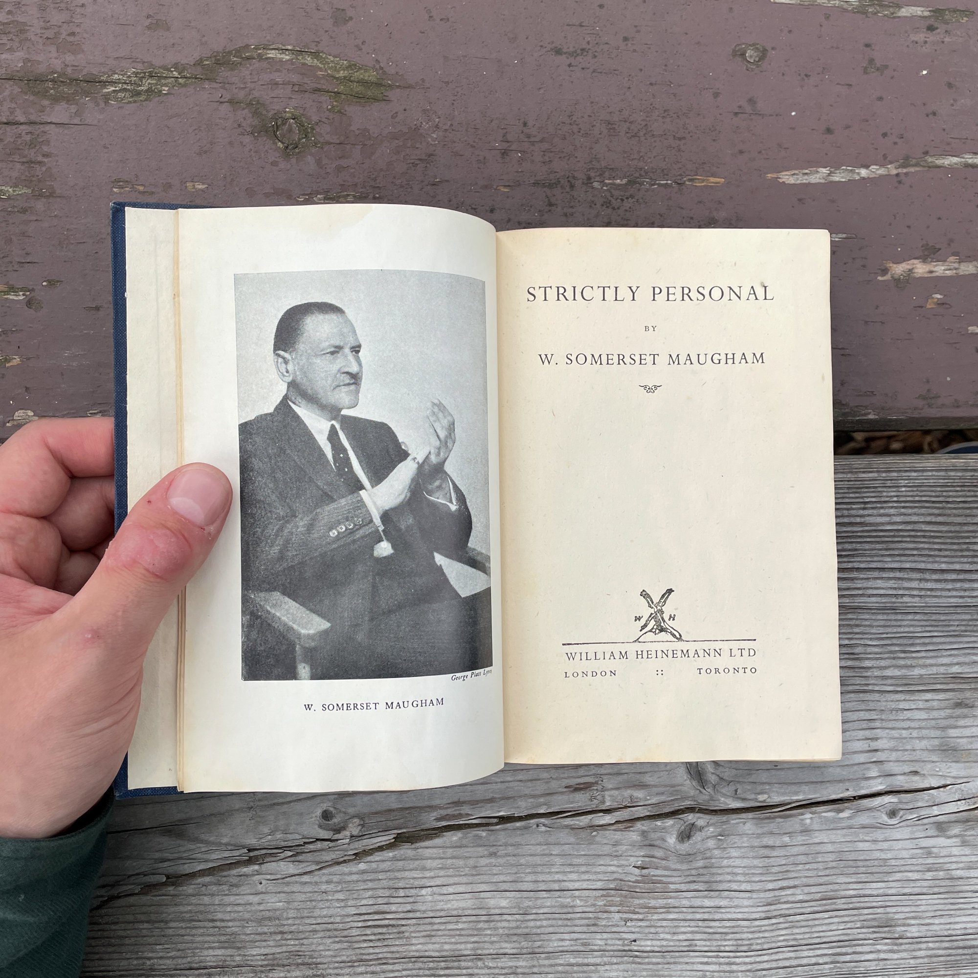 Strictly Personal Book