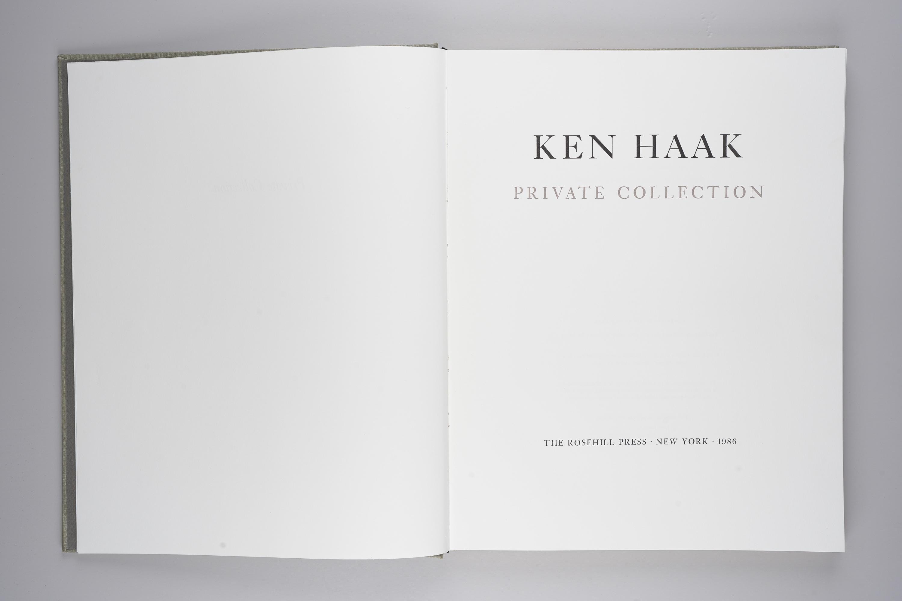 Private Collection by Ken Haak Rare 1986 Edition - Etsy