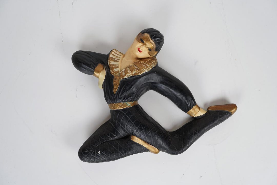 1950s Ballet Dancer Wall Hanging Figurine Chalkware - Etsy