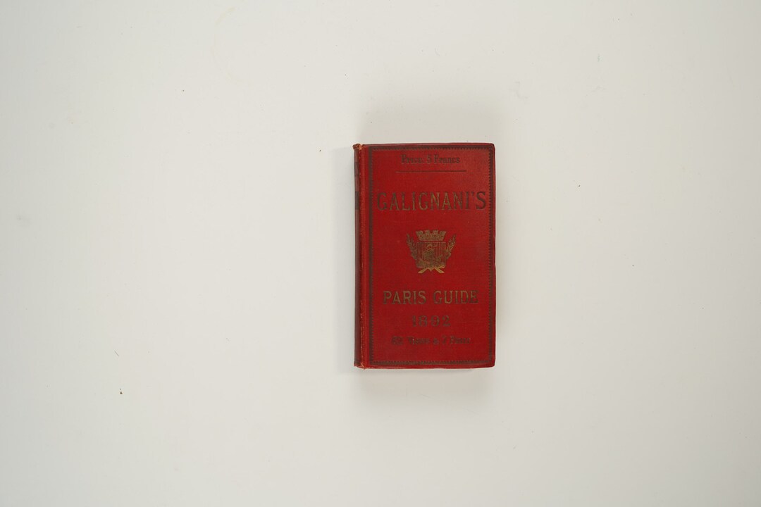 Galignani's Paris Guide by the Galignani Library 1892 - Etsy