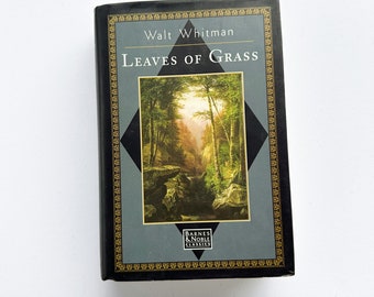 Leaves of Grass by Walt Whitman Hardcover Illustrated - Etsy