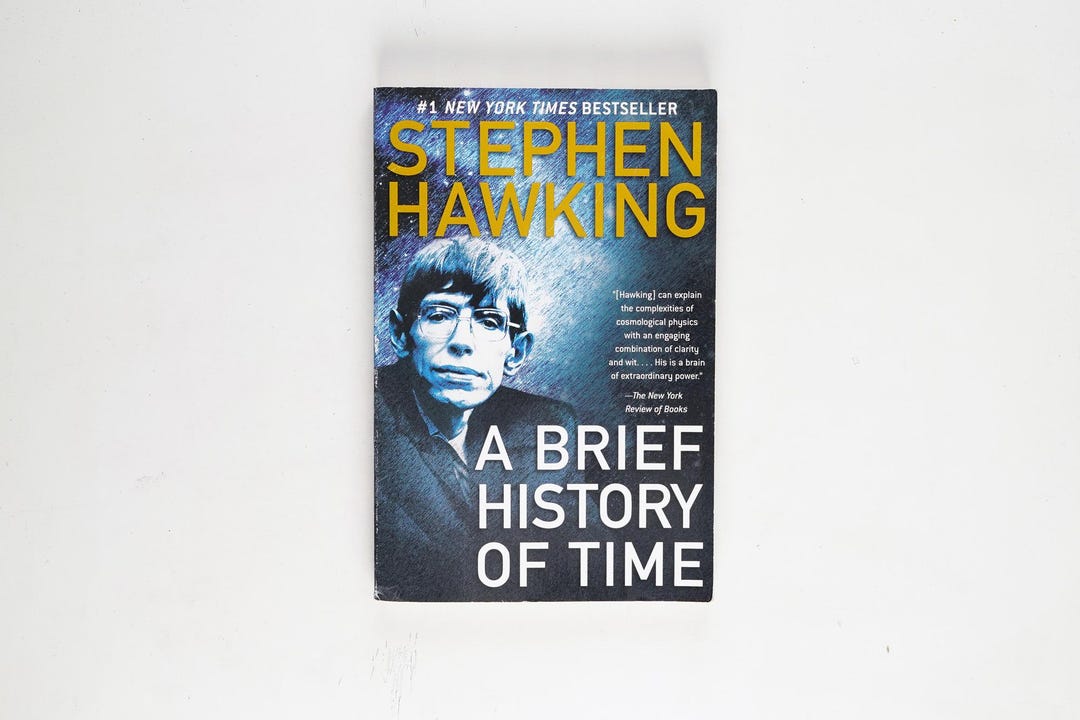 A Brief History of Time by Stephen Hawking Rare 1988 Edition - Etsy