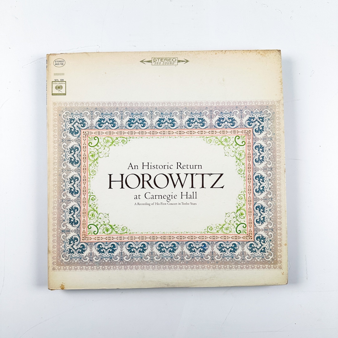 Horowitz - Horowitz at Carnegie Hall (an Historic Return) - Vinyl LP ...