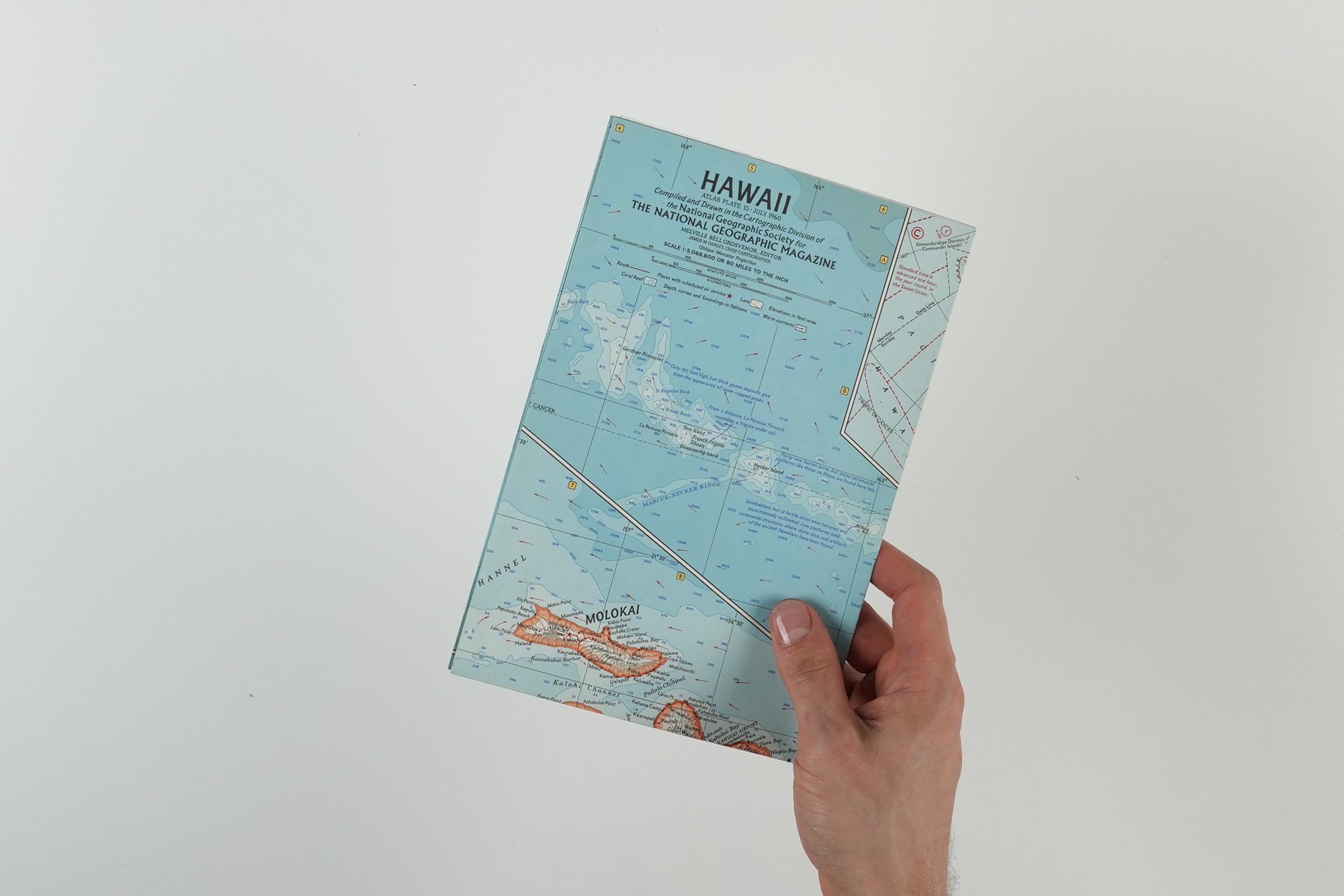 1959 Hawaii Vintage Fold-out Map - Etsy
