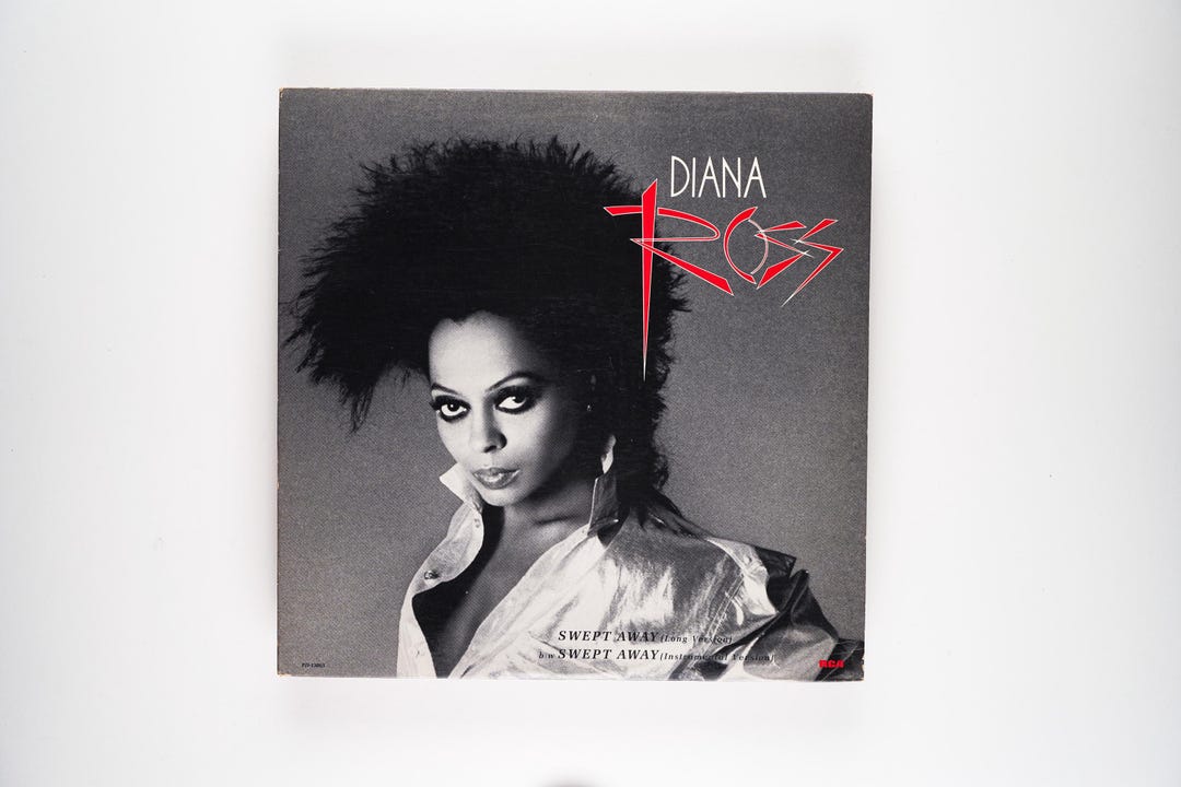 Diana Ross - Swept Away - Vinyl LP Record - 1984 - Etsy