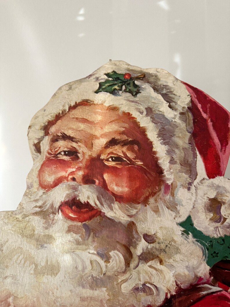 Rare 1950s Original Pepsi Santa Christmas Advertising Board - Etsy