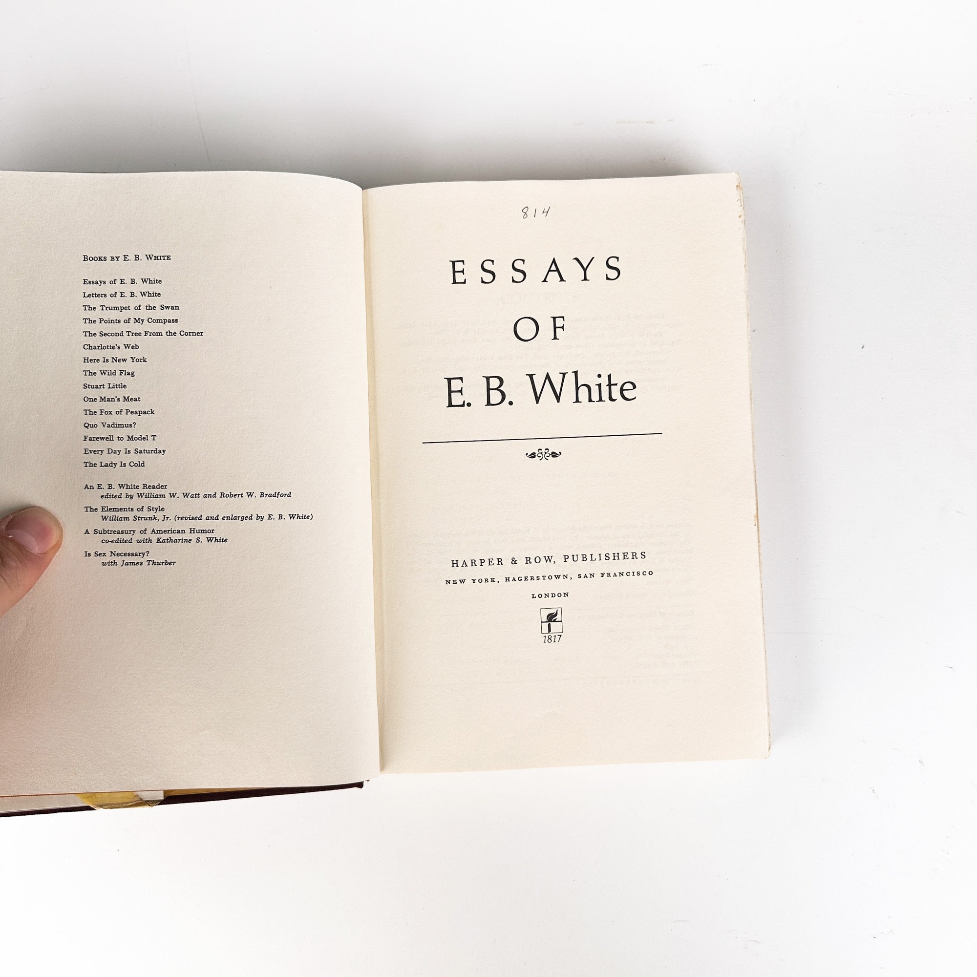 Essays Of Eb White