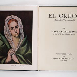 El Greco by Maurice Legendre 1947 - Etsy