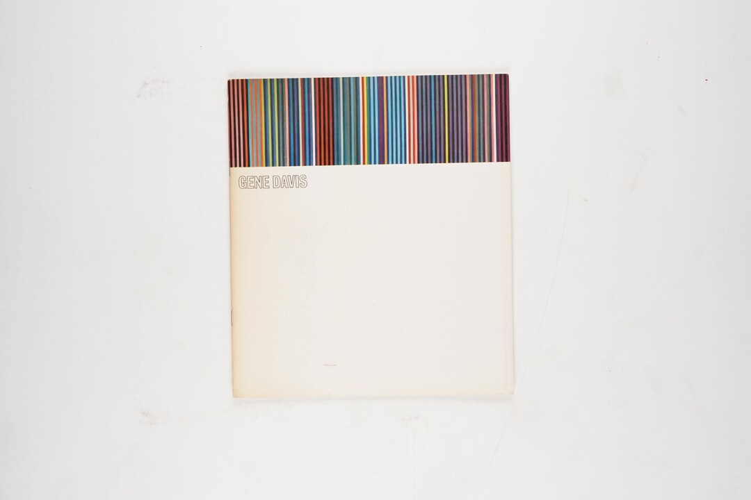 Gene Davis Exhibition Catalogue 1968 - Etsy