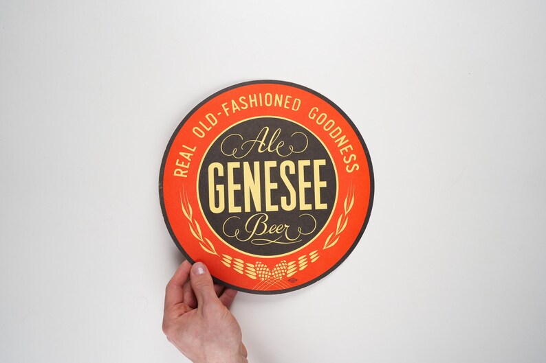 1960s Ale Genesee Beer Cardboard Sign - Etsy
