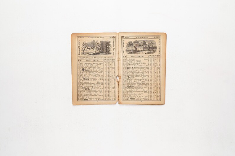 Crumb’s American Pocket Journal and Almanac for 1878 by Wm. E. Crumb ...