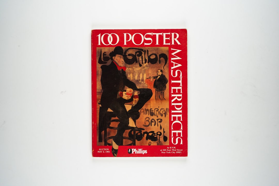 May Phillips NY 100 Poster Masterpieces Auction Catalog - 1981 - Etsy