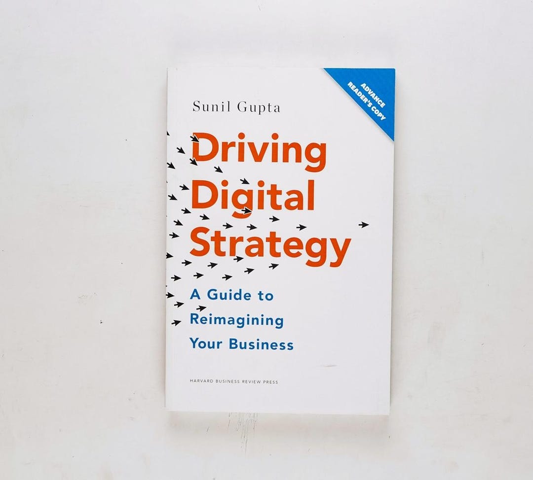 Driving Digital Strategy by Sunil Gupta Rare Edition - Etsy