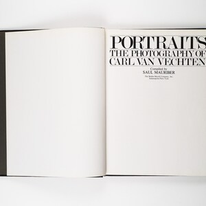 Portraits: the Photography of Carl Van Vechten by Carl Van Vechten 1978 ...