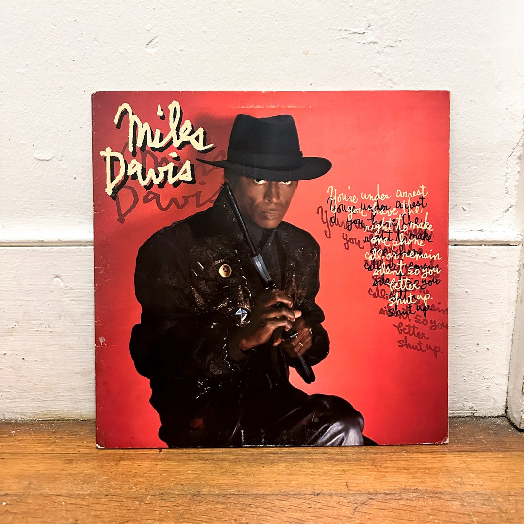 Miles Davis Youre Under Arrest Vinyl Lp Record 1985 Etsy