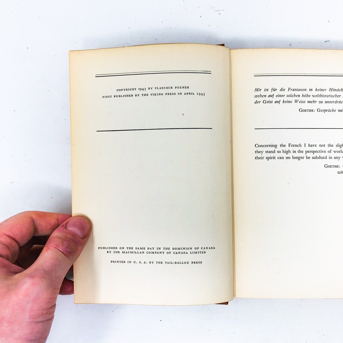 First Harvest By Vladimir Pozner Rare 1943 Edition | Etsy