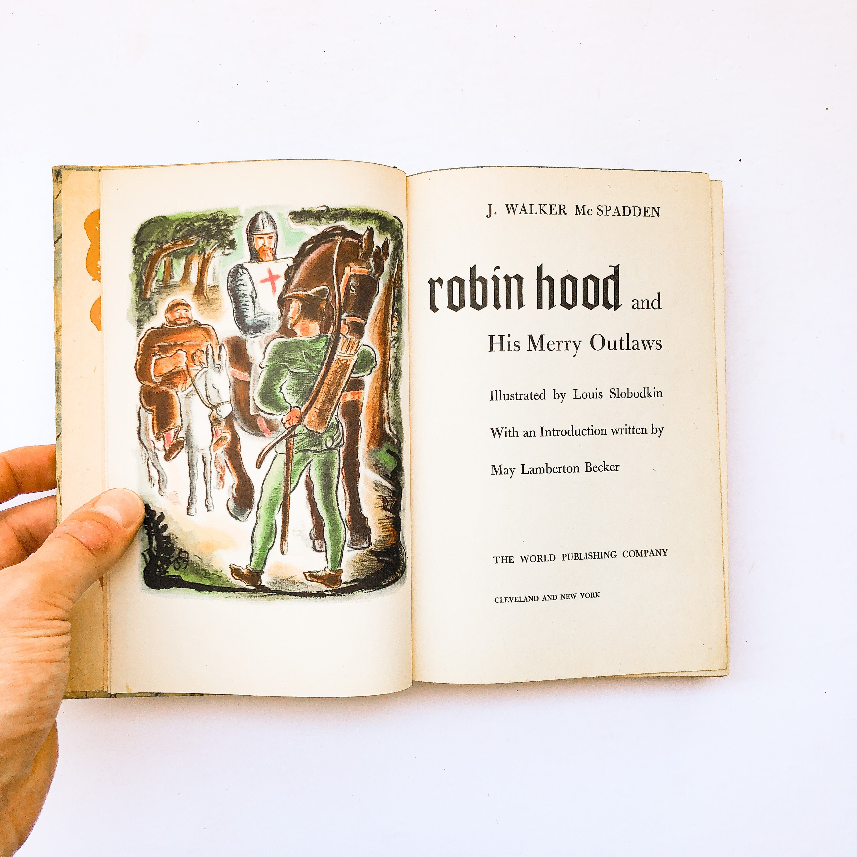 Robin Hood by Walker J McSpadden 1946 Edition | Etsy