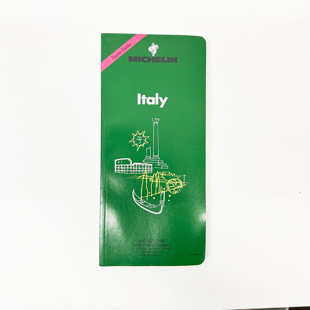 Michelin Travel Guide Italy Rare 1989 2nd Edition - Etsy