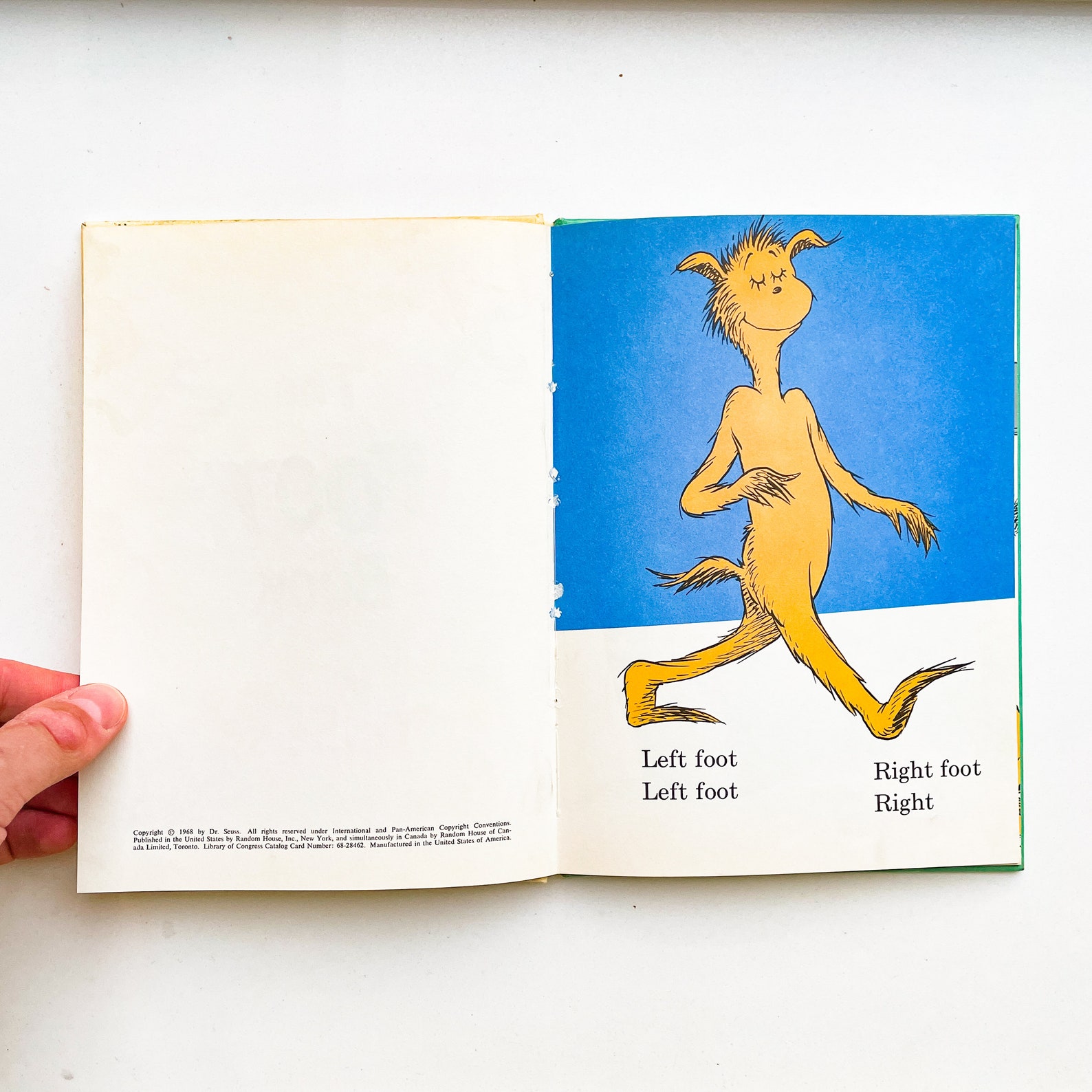 The Foot Book by Dr. Seuss 1968 First Edition | Etsy