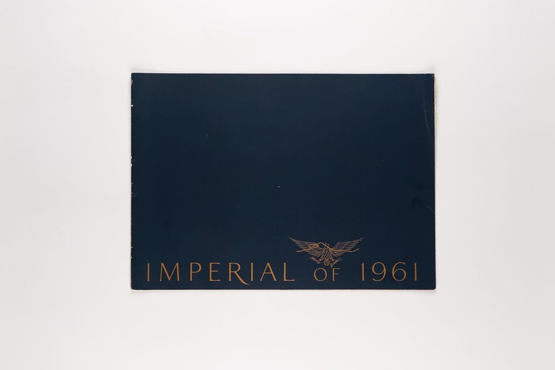 1961 Chrysler Imperial Promotional Sales Brochure Extra Large Premium ...
