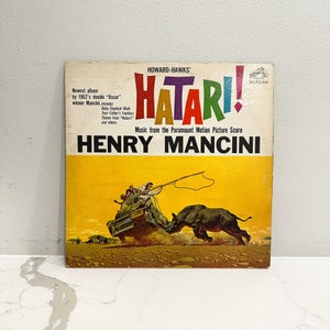 Henry Mancini Hatari music From the Motion Picture Score Vinyl LP Record 1962 - Etsy