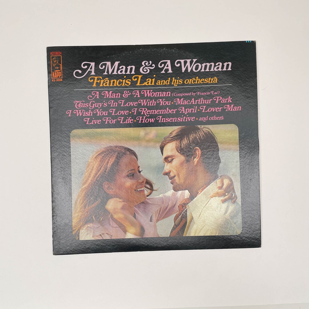 Francis Lai and His Orchestra - A Man & A Woman - Vinyl LP Record ...