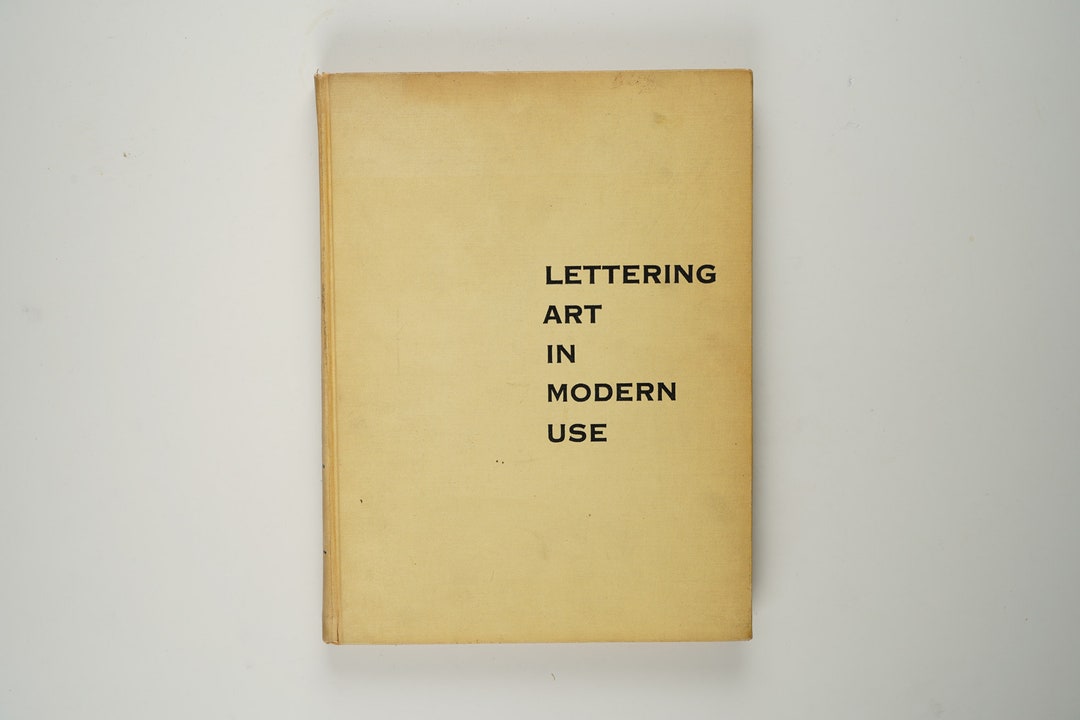Lettering Art in Modern Use by Raymond A. Ballinger 1952 - Etsy