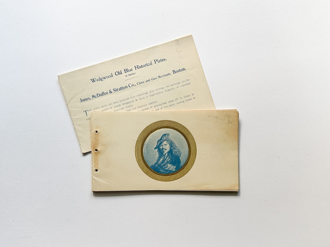 Catalog of Plates by Jones, Mcduffee & Stratton Company Rare 1900s - Etsy