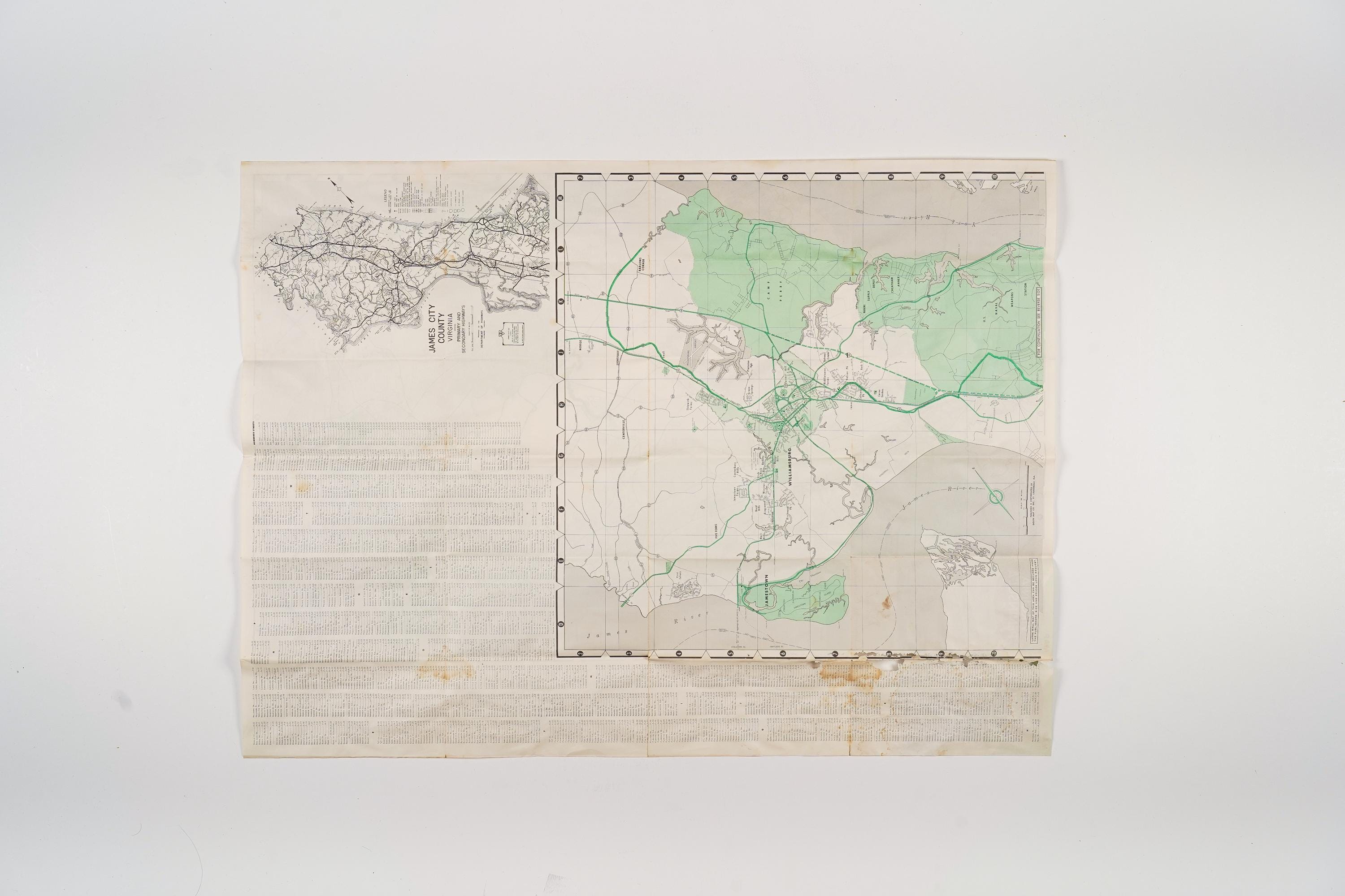Map of the Virginia Peninsula by Peninsula Chamber of Commerce - Etsy