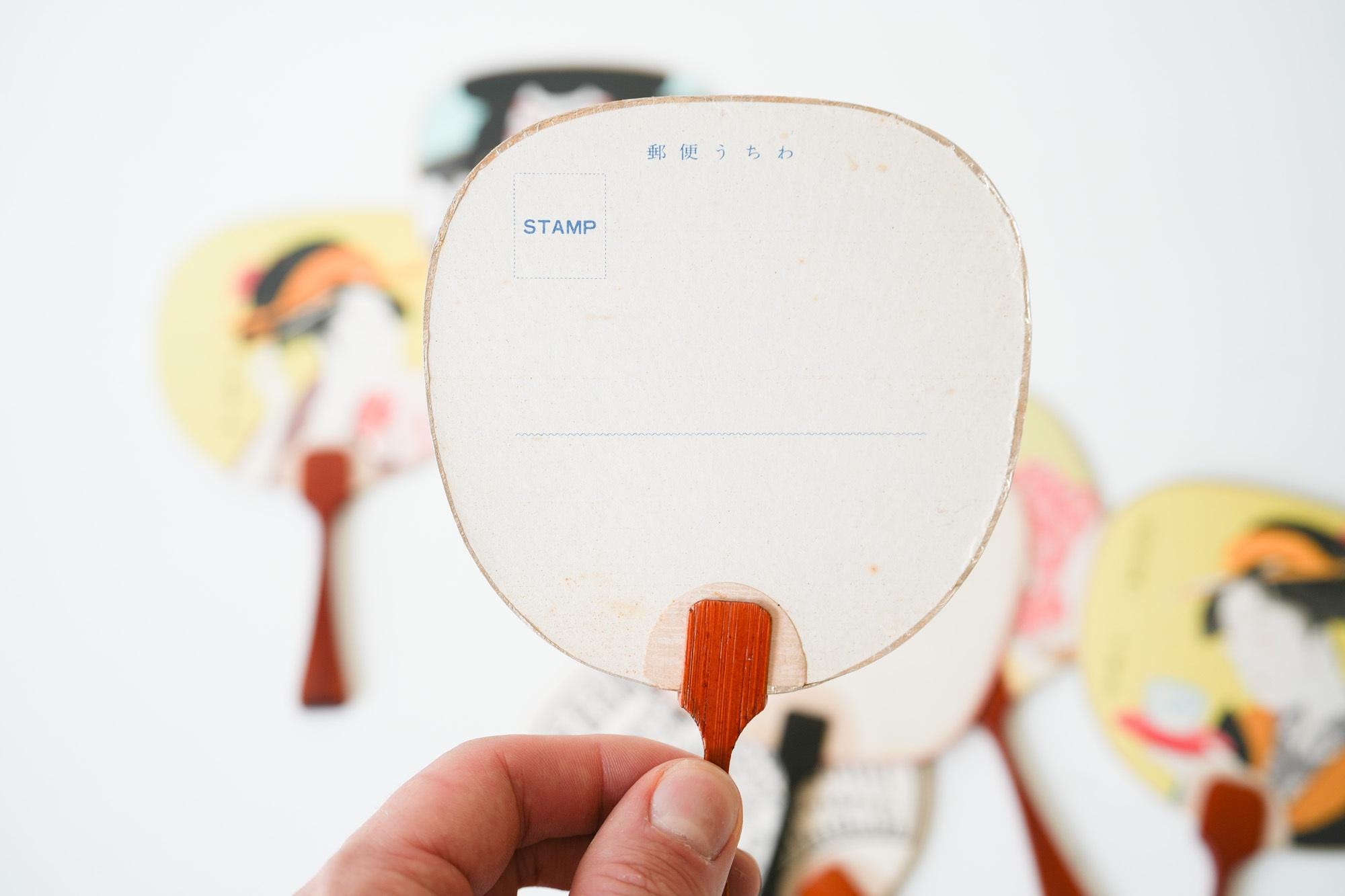 Set of 7 Japanese Uchiwa Geisha Hand Fan - Etsy