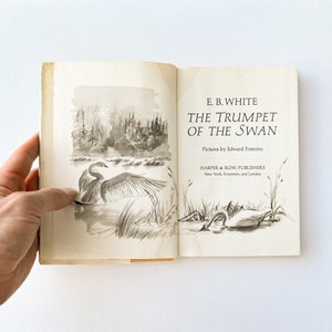 The Trumpet of the Swan by E.B. White Rare 1970 First Edition - Etsy