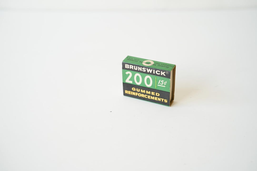 Vintage 1960s Dennison Manufacturing Company Brunswick Gummed ...